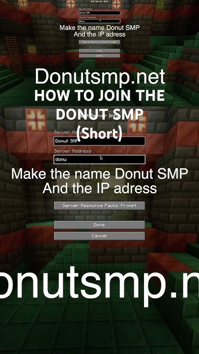 Joining the donut smp is as simple as it is so defeat dr donut # ...