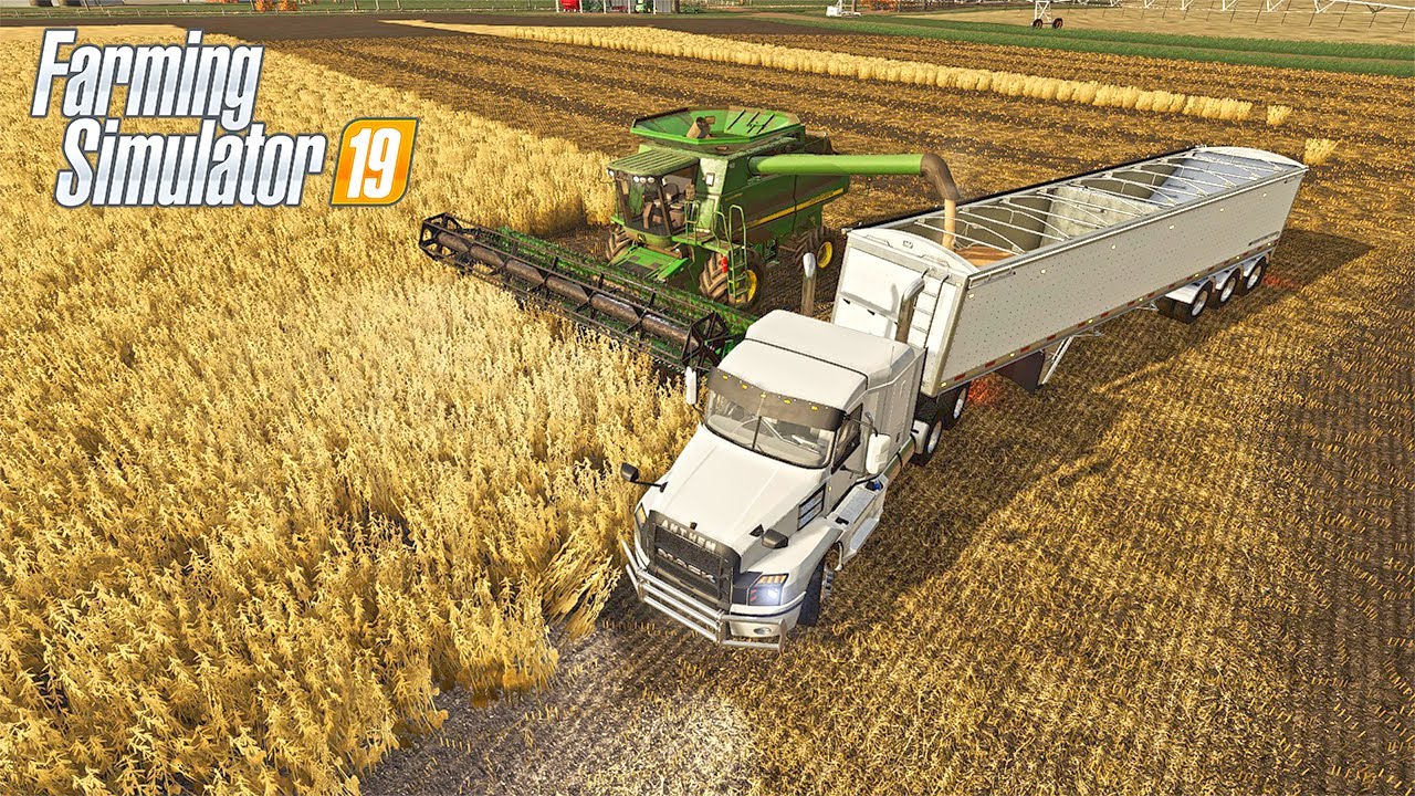 HARVESTING SOYBEANS & MOWING HAY - COUNTY LINE SEASONS FS19 (ROLEPLAY ...