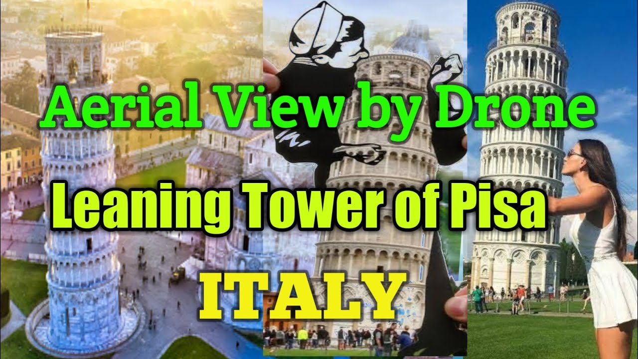 Leaning Tower of Pisa ITALY - Aerial View, Top View Videography by ...