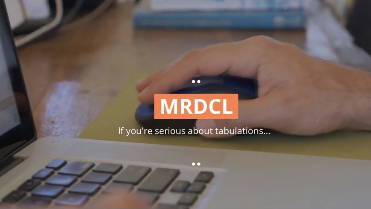 An introduction to the leading tabulation software, MRDCL - YouTube