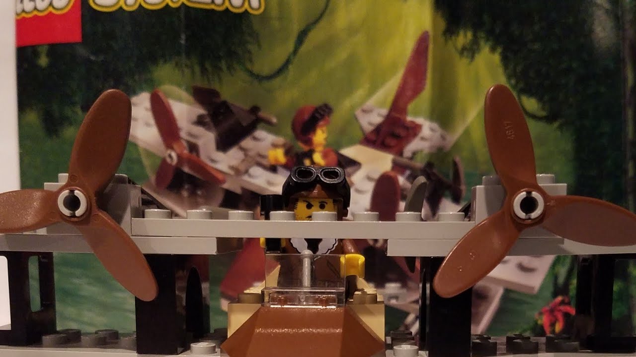 Lego pontoon plane set 5925 set review. - YouTube