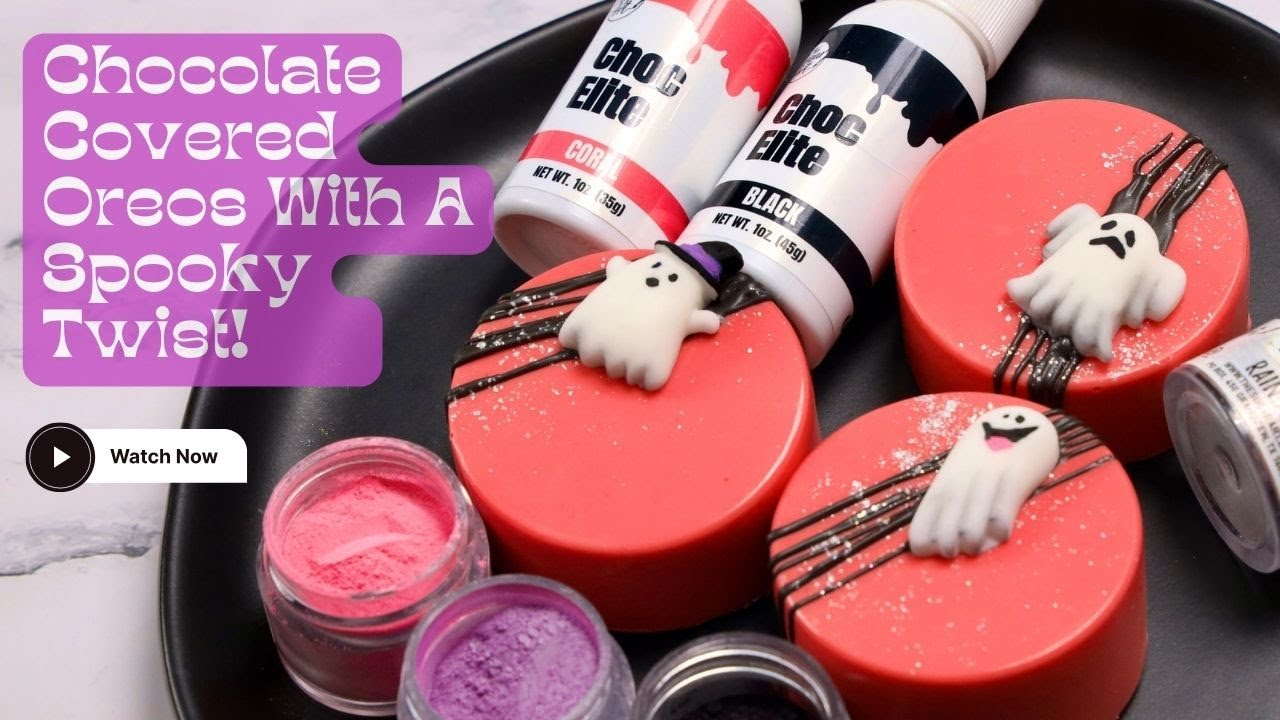 Chocolate Covered Oreos With A Spooky Twist! - YouTube