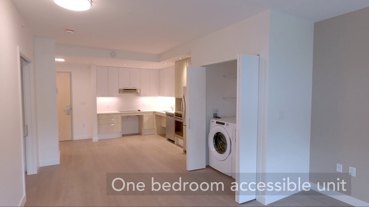 Heather Place Virtual Tour One Bedroom Accessible Unit - YouTube