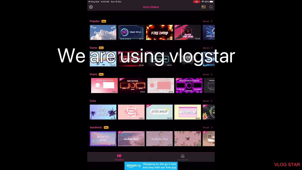 How to make intro using intro maker - YouTube
