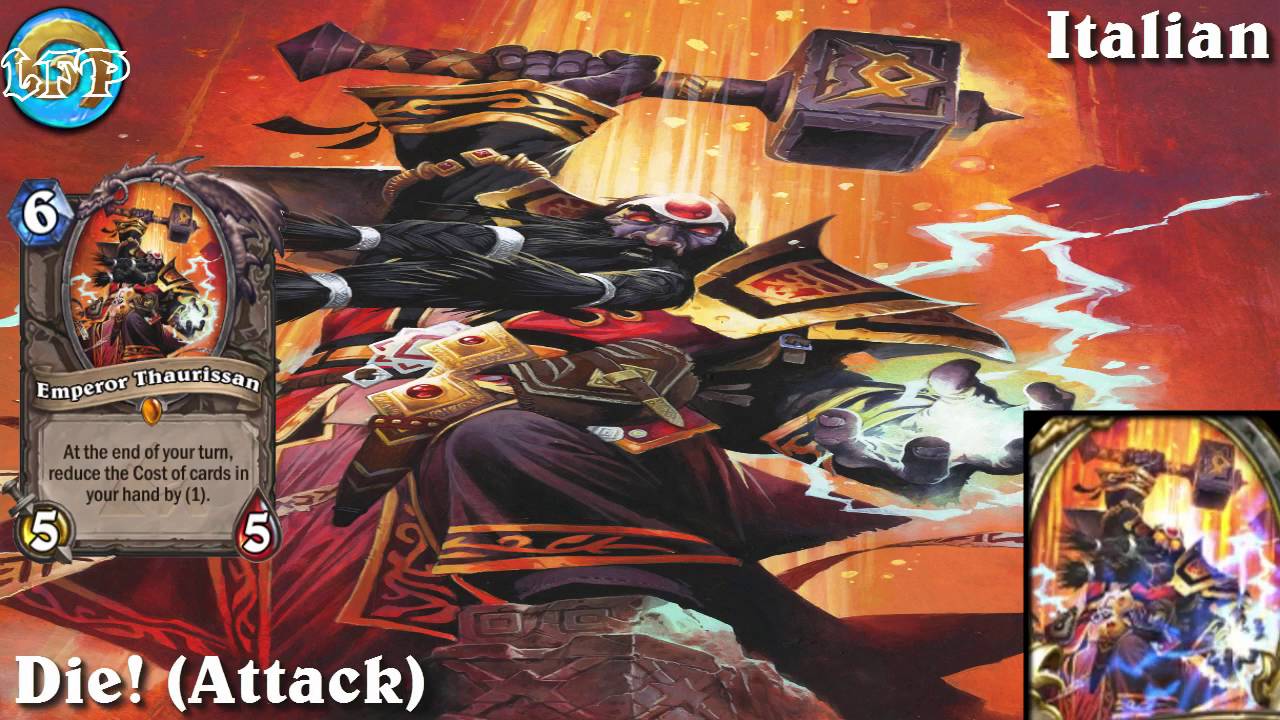 Hearthstone: Emperor Thaurissan card sounds in 13 languages - YouTube