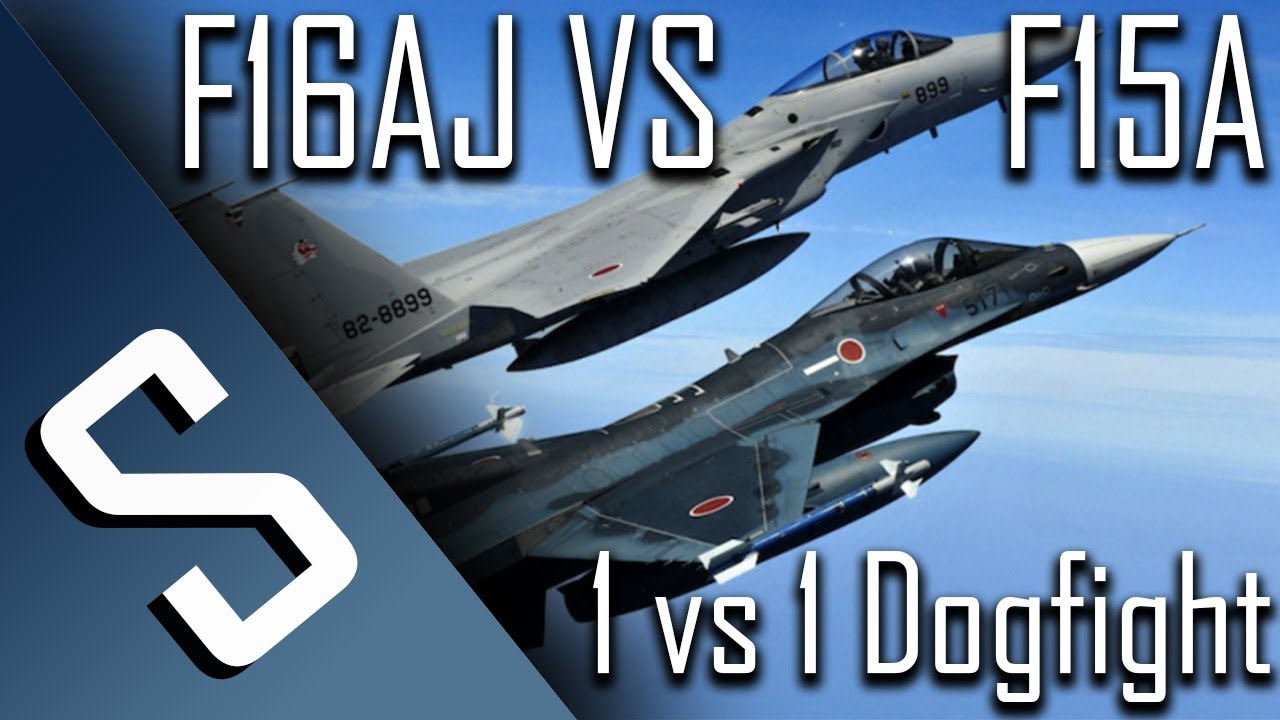 F16AJ 1v1 Dogfight vs F15A | WarThunder - YouTube