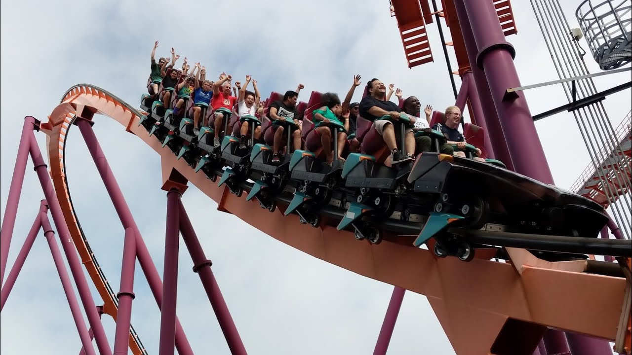 Raging Bull At Six Flags Great America - YouTube