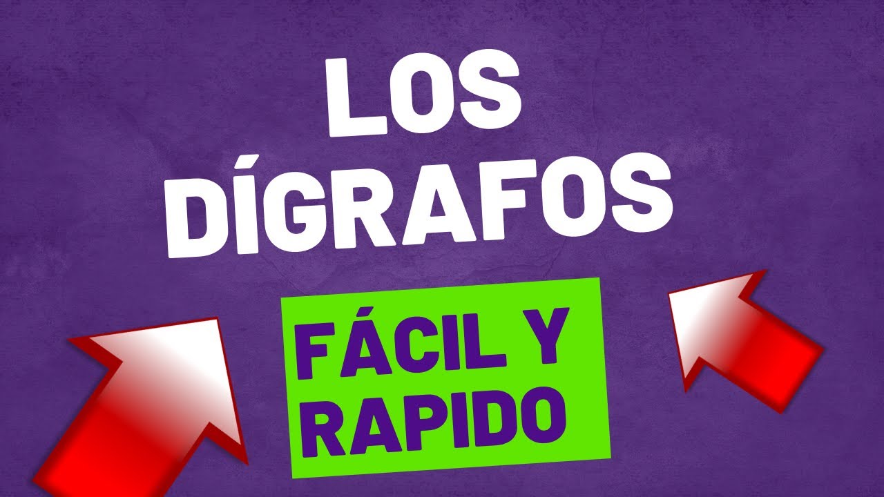 Os dígrafos em espanhol - Los dígrafos en español - YouTube