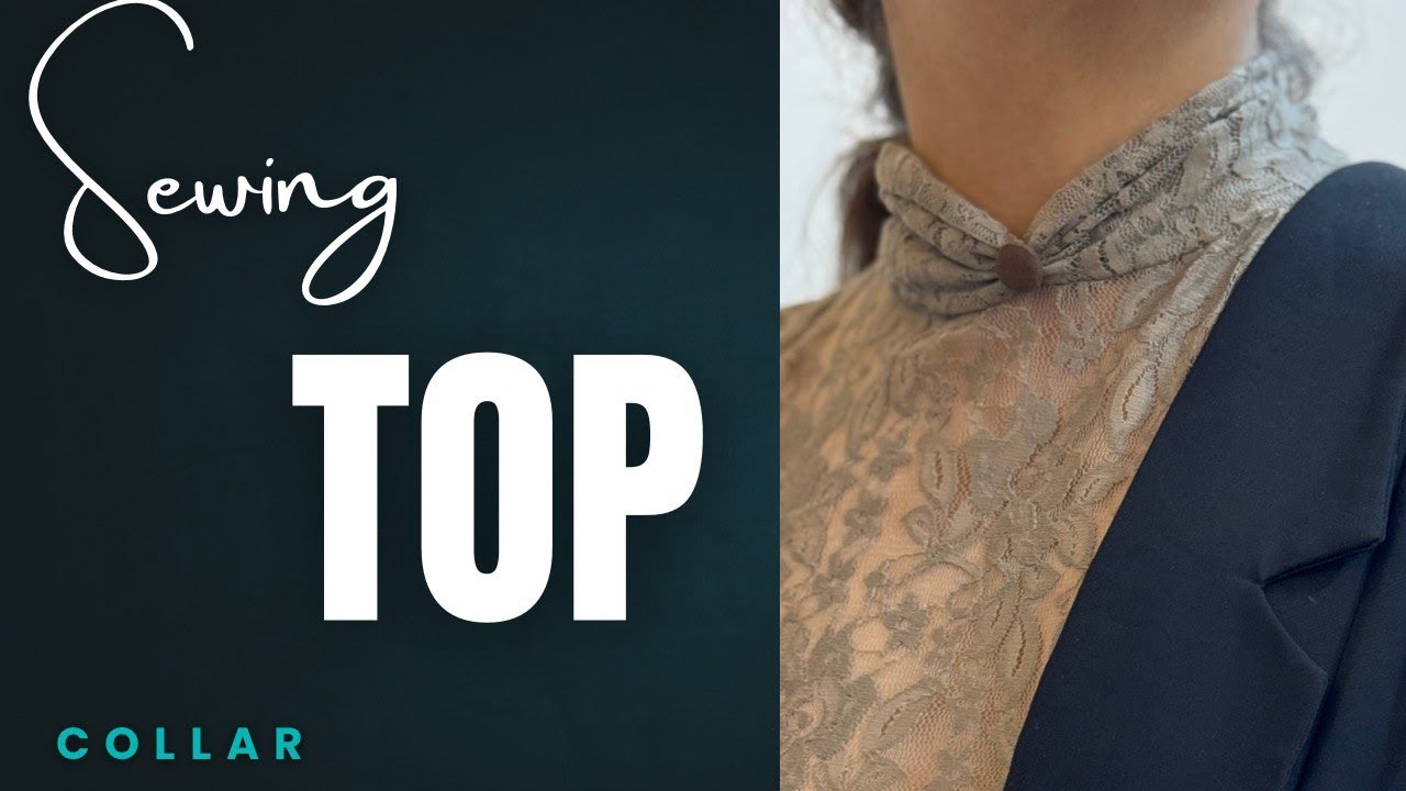 Sewing top / Basic methods of sewing women's collars / Simple and ...