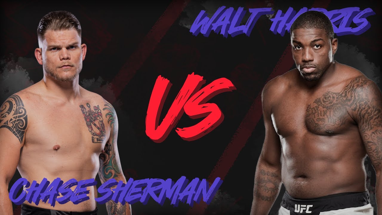 Punches Walt Harris vs Chase Sherman UFC Fight Night 103 - YouTube