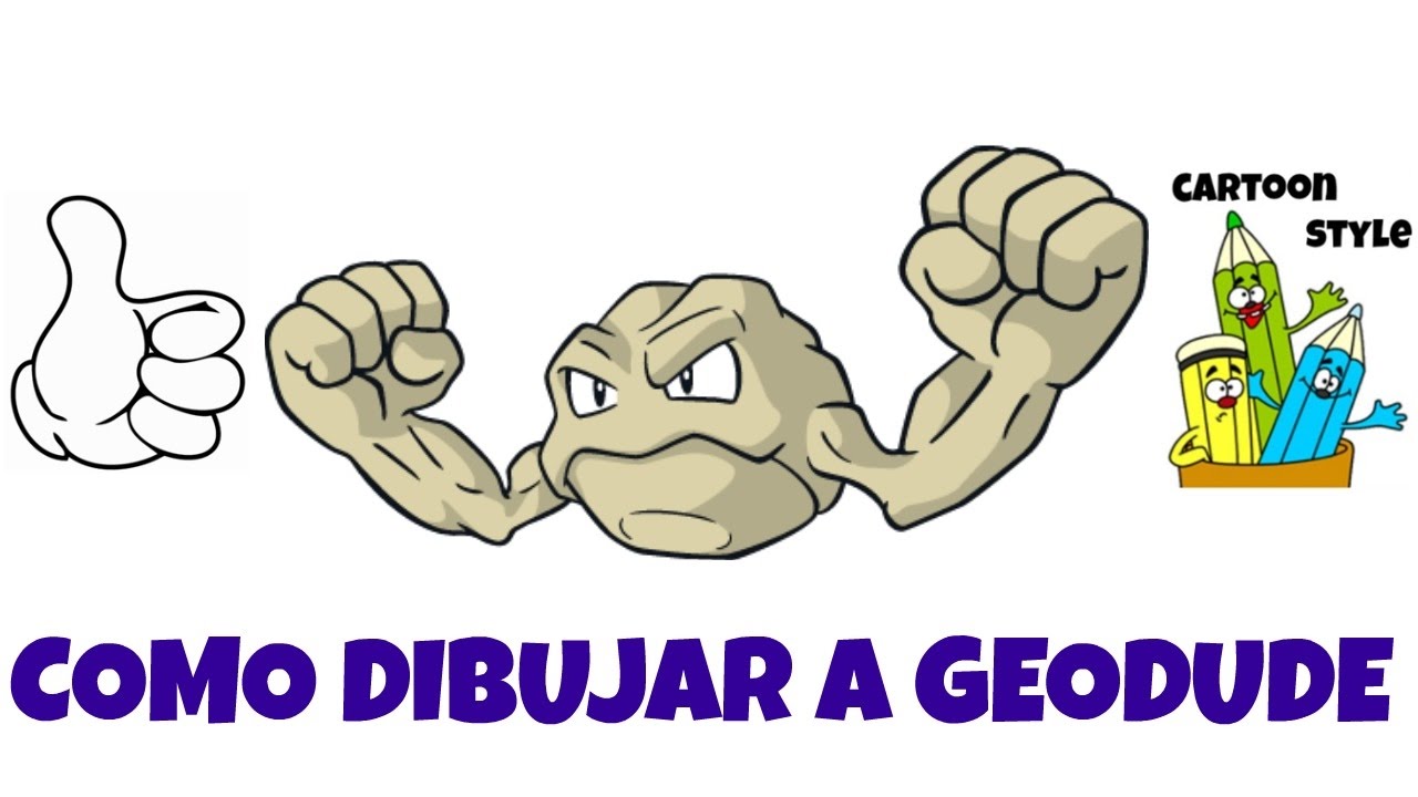 Como Dibujar a Geodude - How to Draw Geodude - Pokemon - Cartoon Style ...