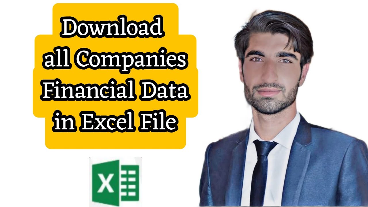 How to Download all Companies Financial Data in Excel File - YouTube