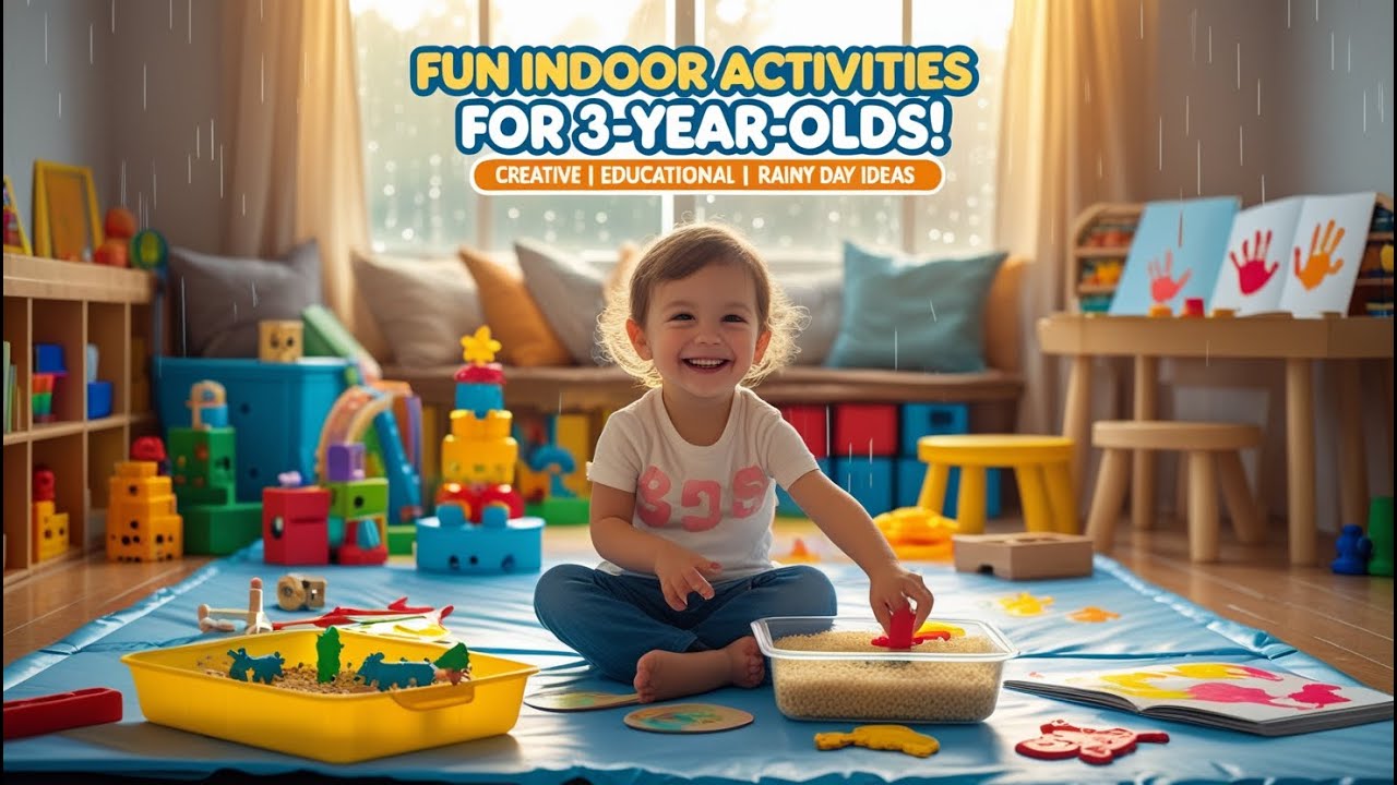 Fun Indoor Activities for 3-Year-Olds | Rainy Day Ideas for Toddlers to ...