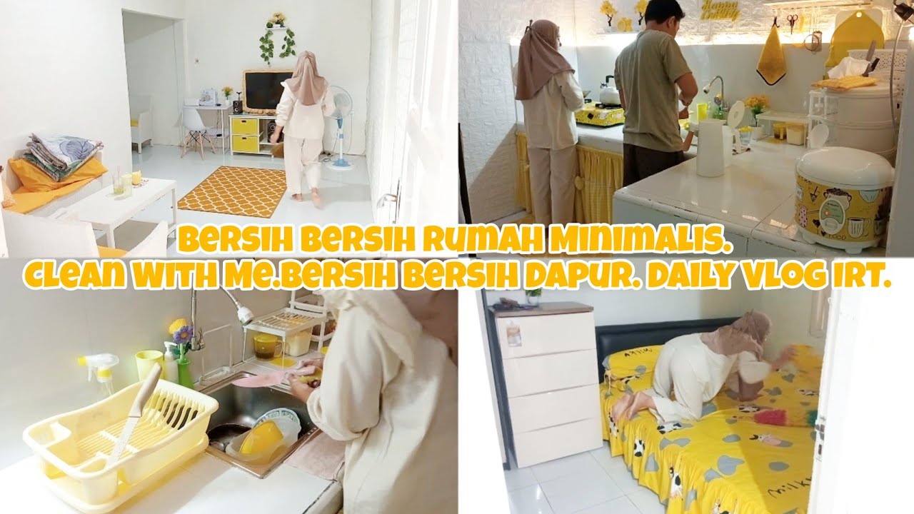 Bersih Bersih Rumah Minimalis. Clean With Me.Bersih Bersih Dapur. Daily ...
