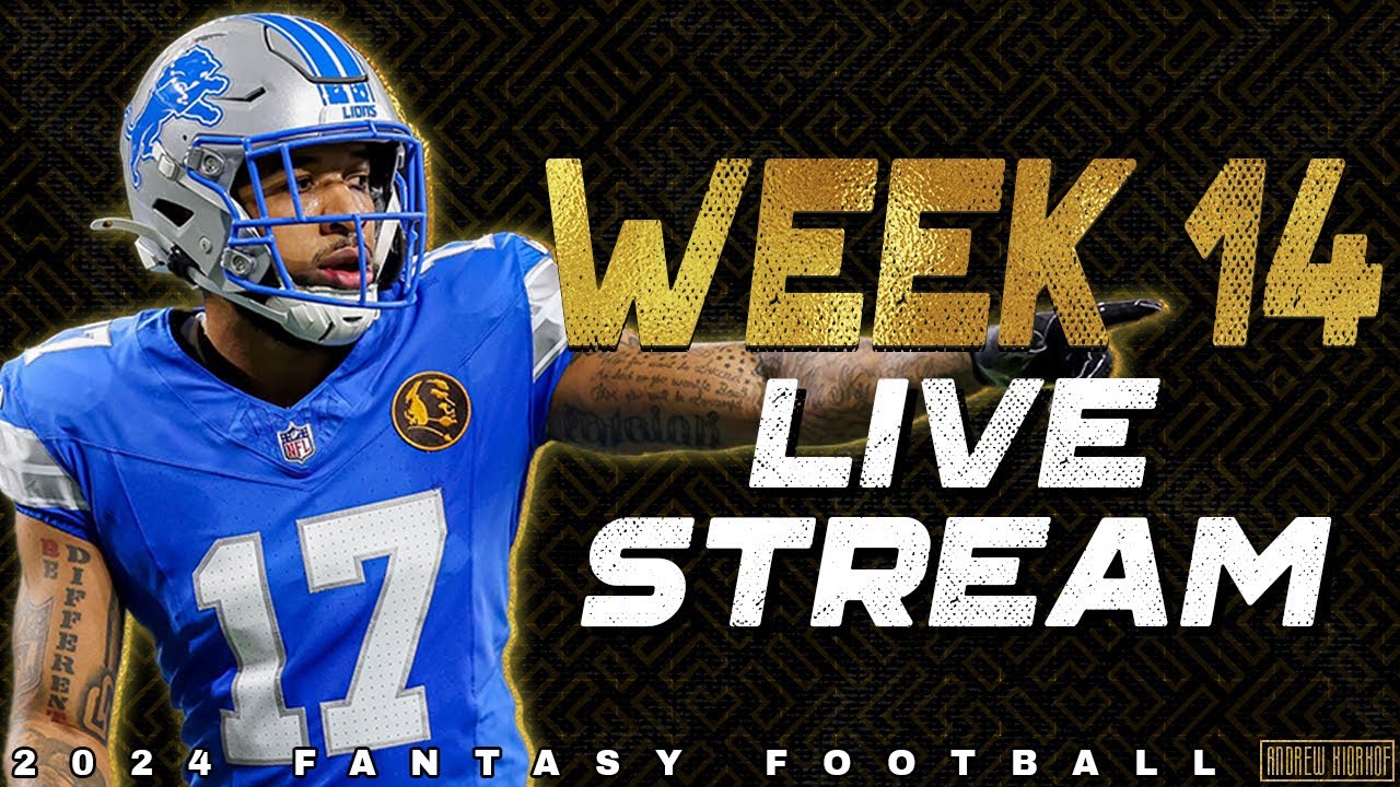 Week 14 Live Stream Q&A - 2024 Fantasy Football - YouTube