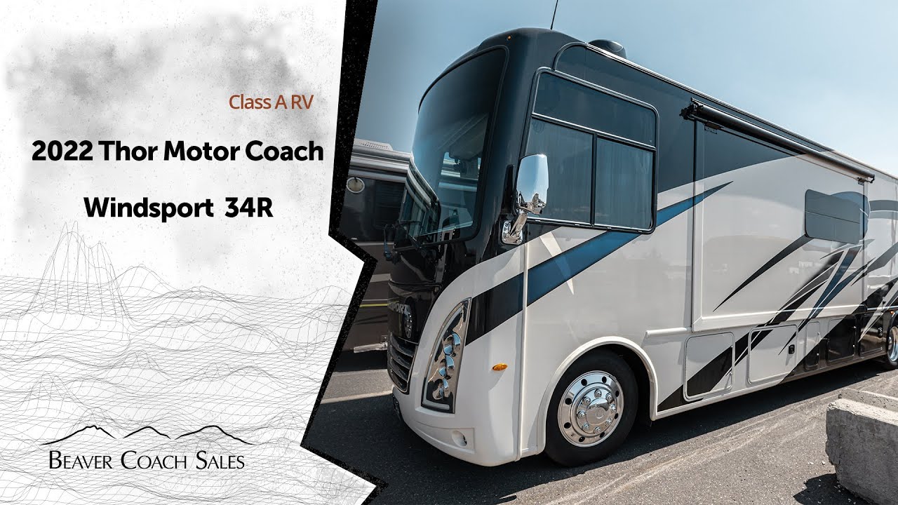 2022 Thor Motor Coach Windsport 34R - Class A RV - YouTube
