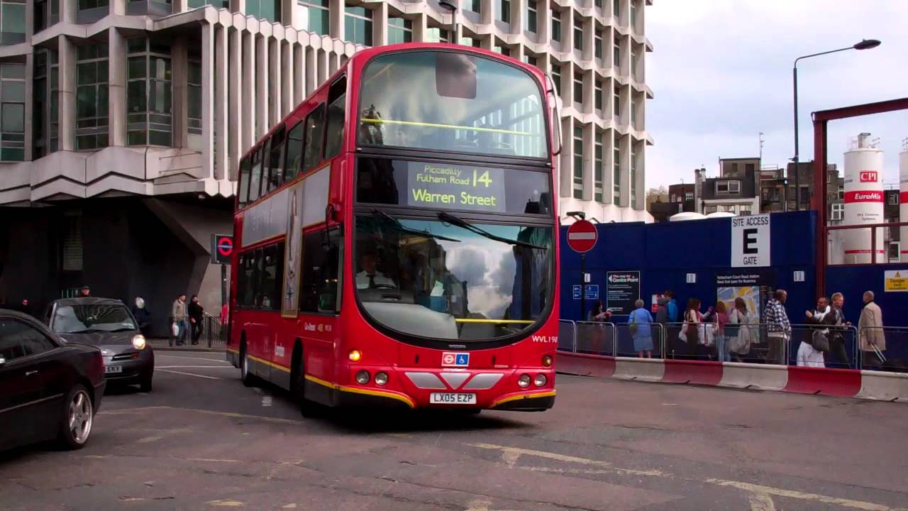 Go Ahead London General Route 14 WVL198 LX05EZP Wright Eclipse Gemini ...