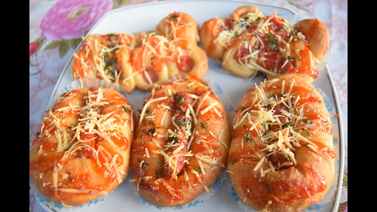 Roti Sosis Keju Pedas Enak Sederhana - YouTube