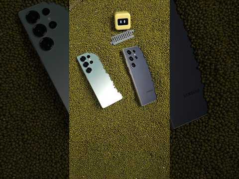 Samsung galaxy S24 ultra V's samsung galaxy S25 ultra new model display quality 😱🙀🤯💪 #shorts