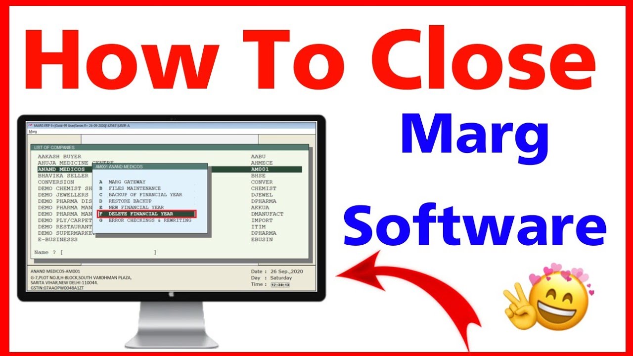 HOW TO CLOSE MARG SOFTWARE 8434649593 - YouTube