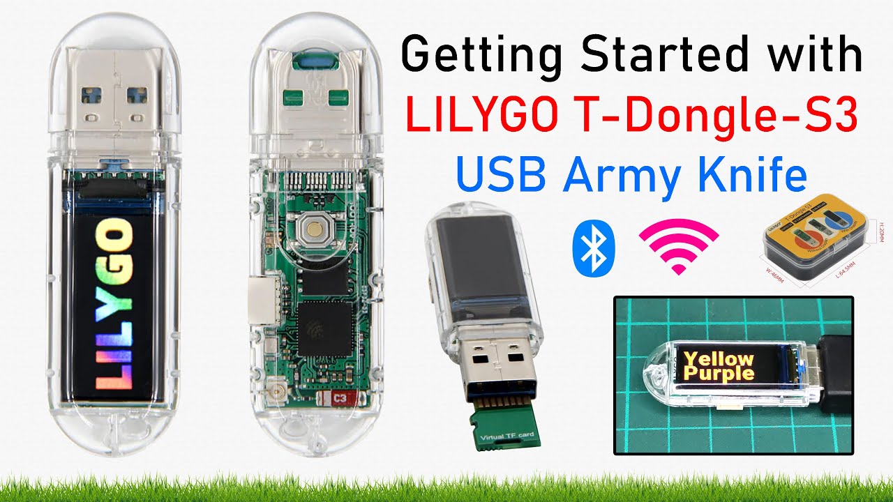 Getting Started with LILYGO® T-Dongle-S3: ESP32-S3 Dev Board & 0.96 ...
