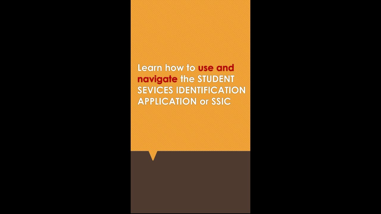 SSIC Tutorial - YouTube