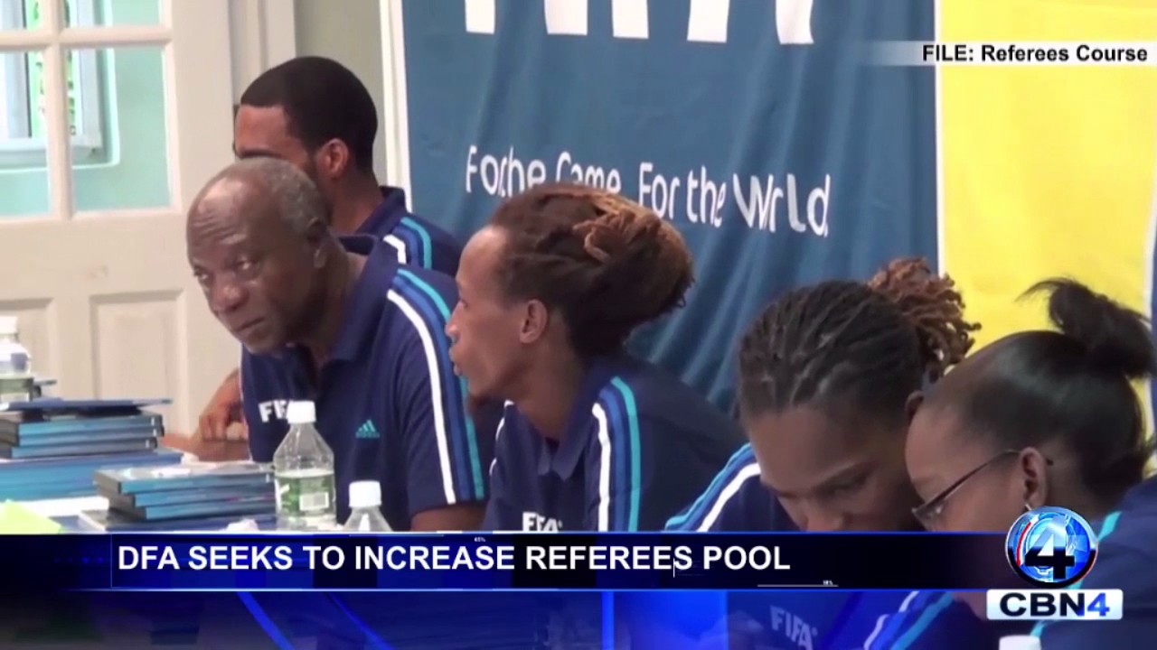 DFA SEEKS TO INCREASE REFEREES POOL - YouTube