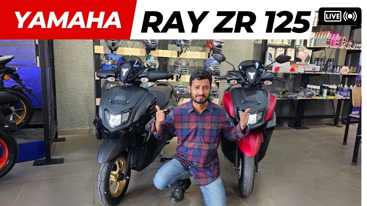 Yamaha RayZR 125 Hybrid detailed walkaround and Review | street rally ...