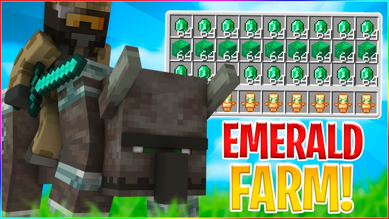 VILLAGER RAID FARM! | Dansk Minecraft #28 - YouTube