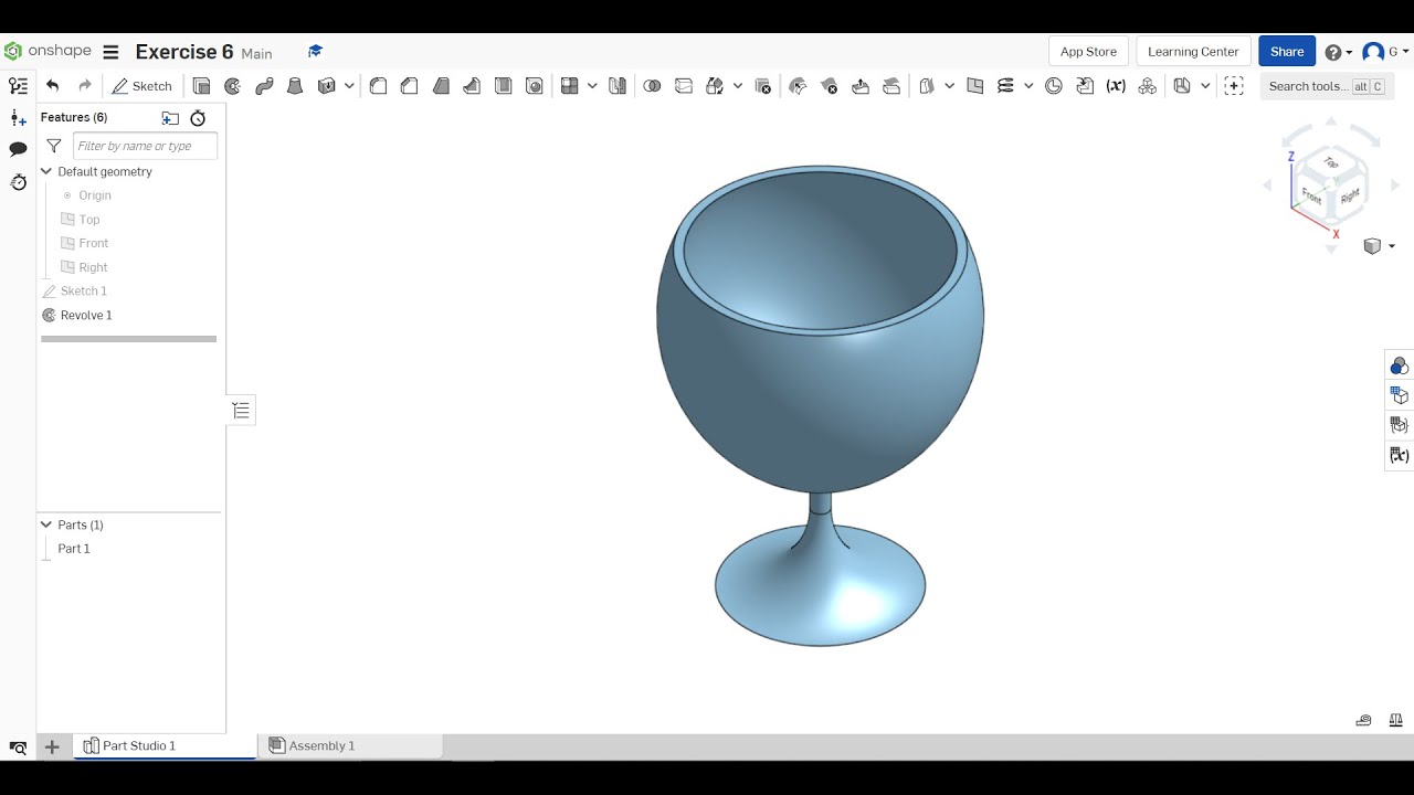 Onshape Exercise 6 - YouTube