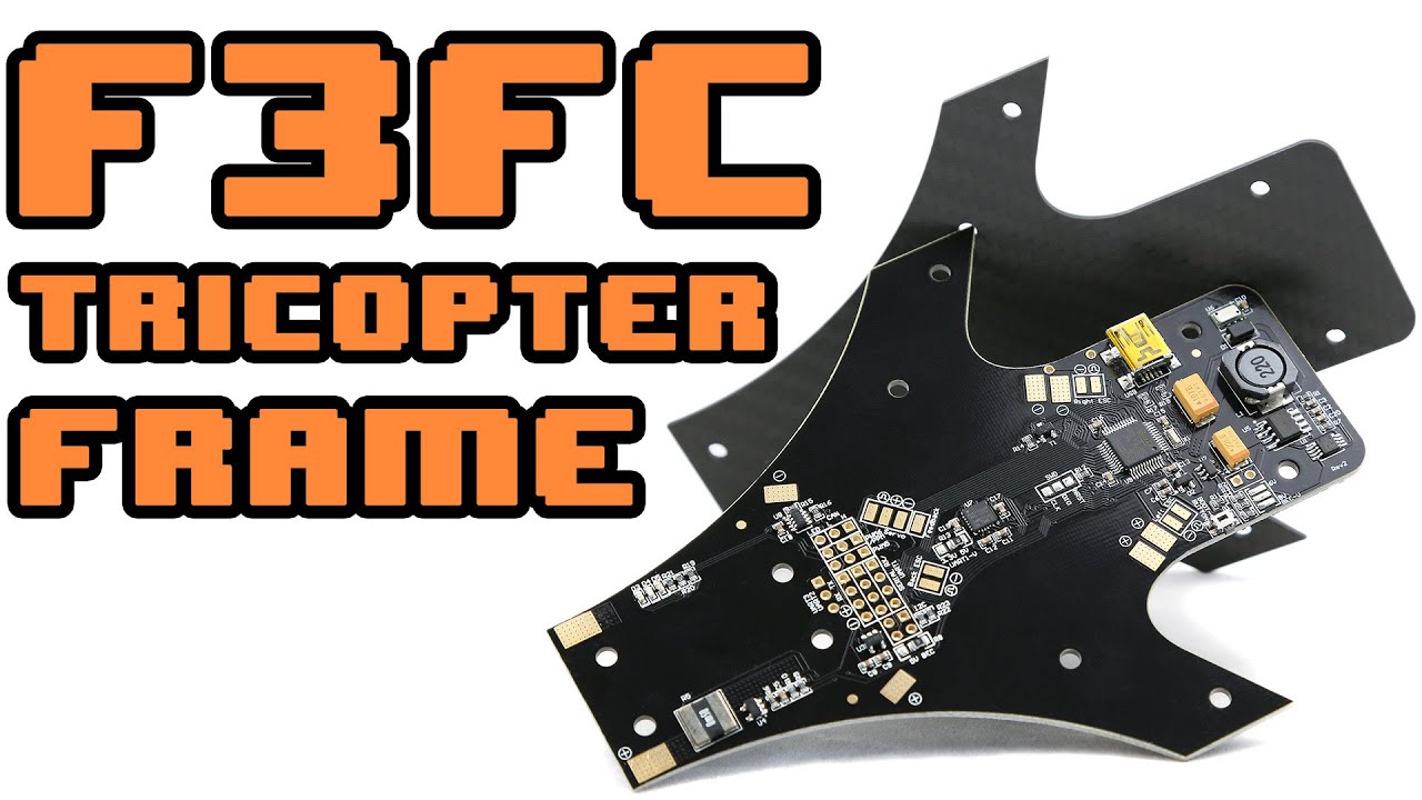 RCExplorer F3FC Tricopter Frame - YouTube
