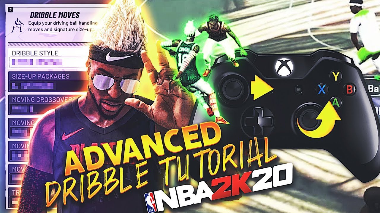 NBA 2K20 ADVANCED DRIBBLE TUTORIAL! BEST DRIBBLE MOVES - GLITCHY SPIN ...