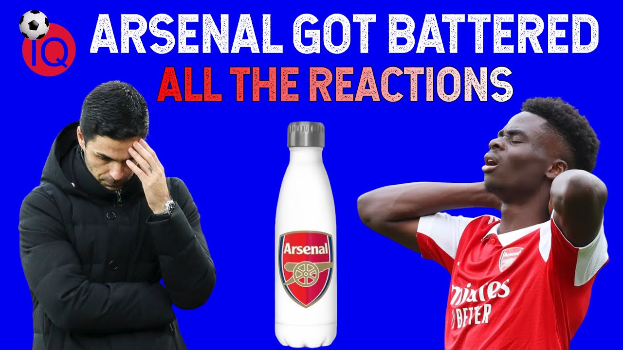 ARSENAL GOT BATTERED BY BRIGHTON 0-3 FANS REACT ~ ARTETA BOTTLES THE ...
