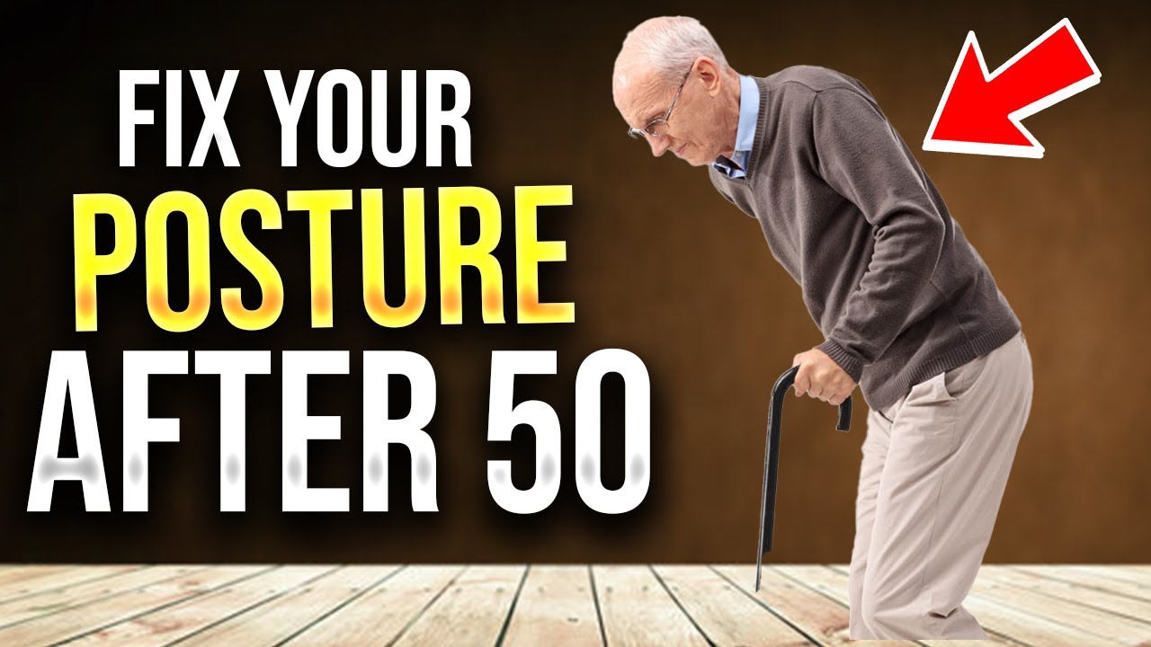 How to Stop Walking Hunched Over (Ages 50+) - YouTube