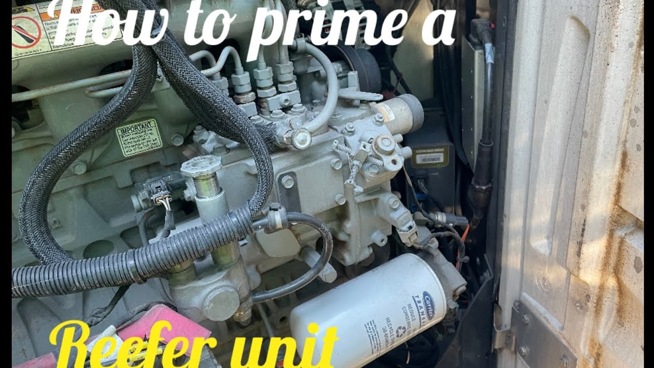 How to prime a reefer unit - YouTube