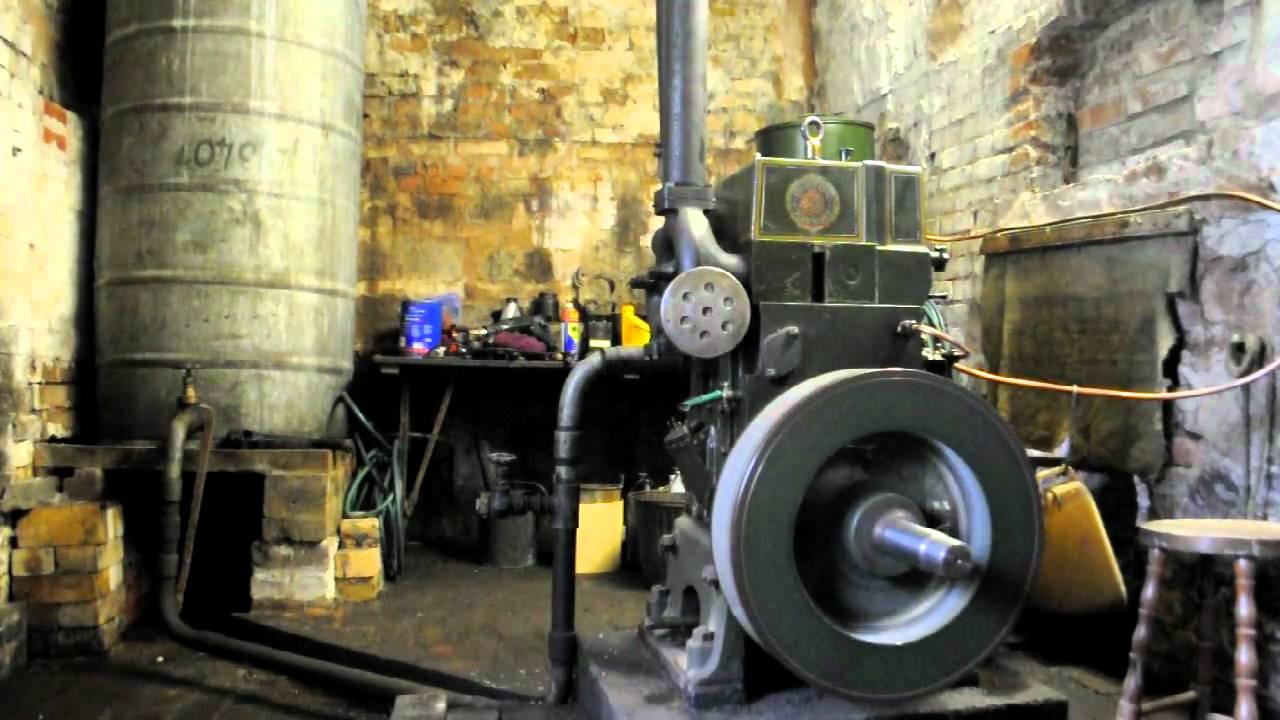 Ruston and Hornsby Diesel Engine - YouTube