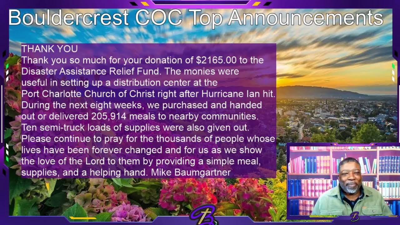 12-25-22 Bouldercrest Church of Christ Virtual Assembly - YouTube