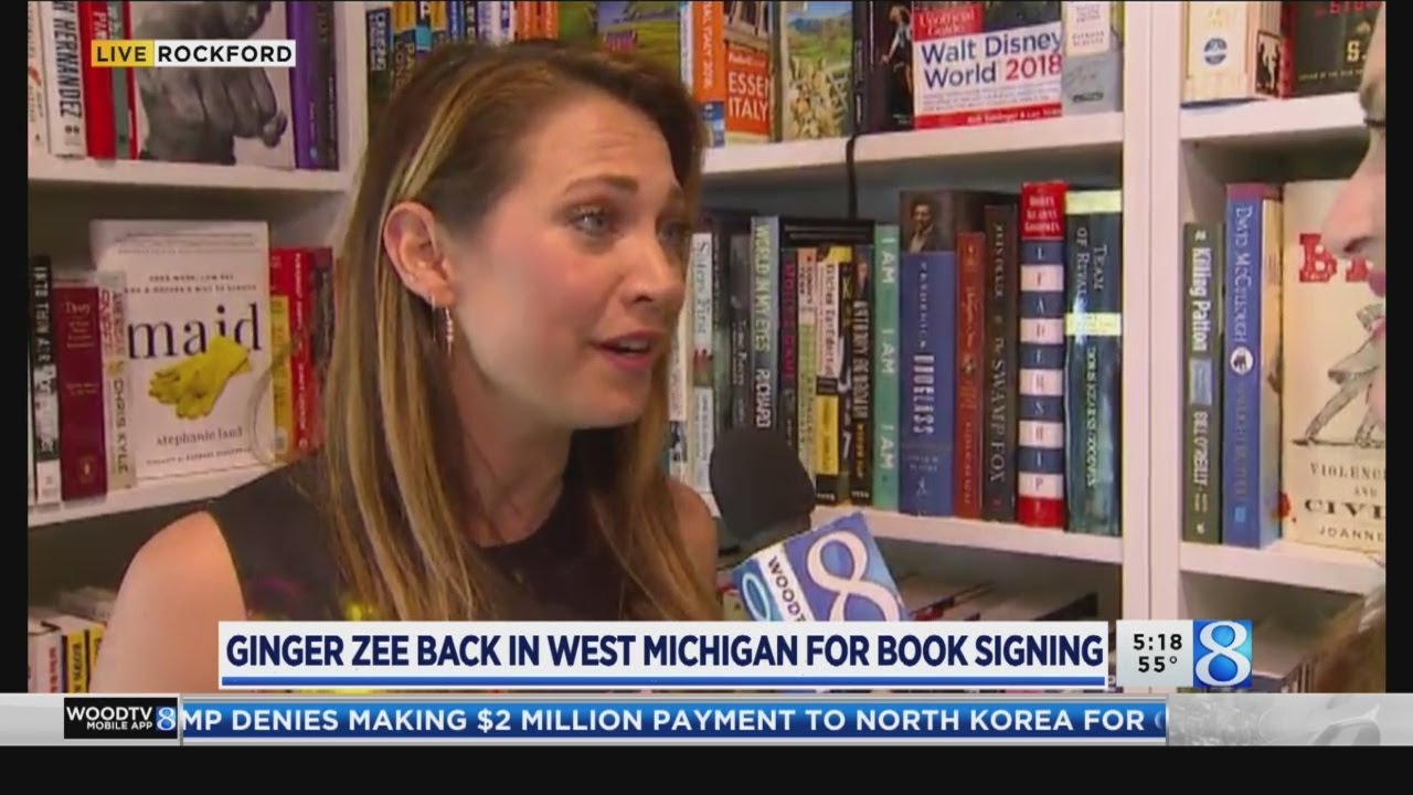 Rockford native Ginger Zee back in W. MI with new book - YouTube