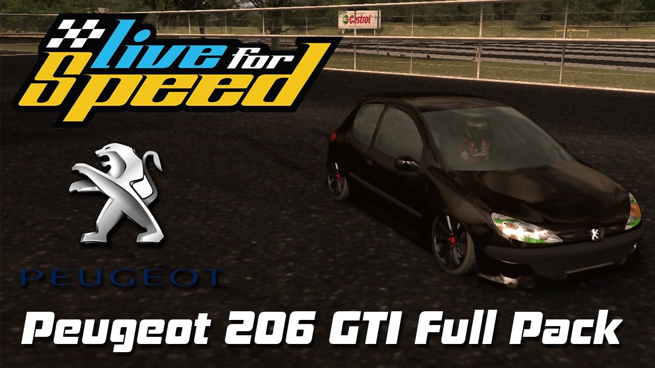 LFS - Peugeot 206 GTI Full Pack - YouTube