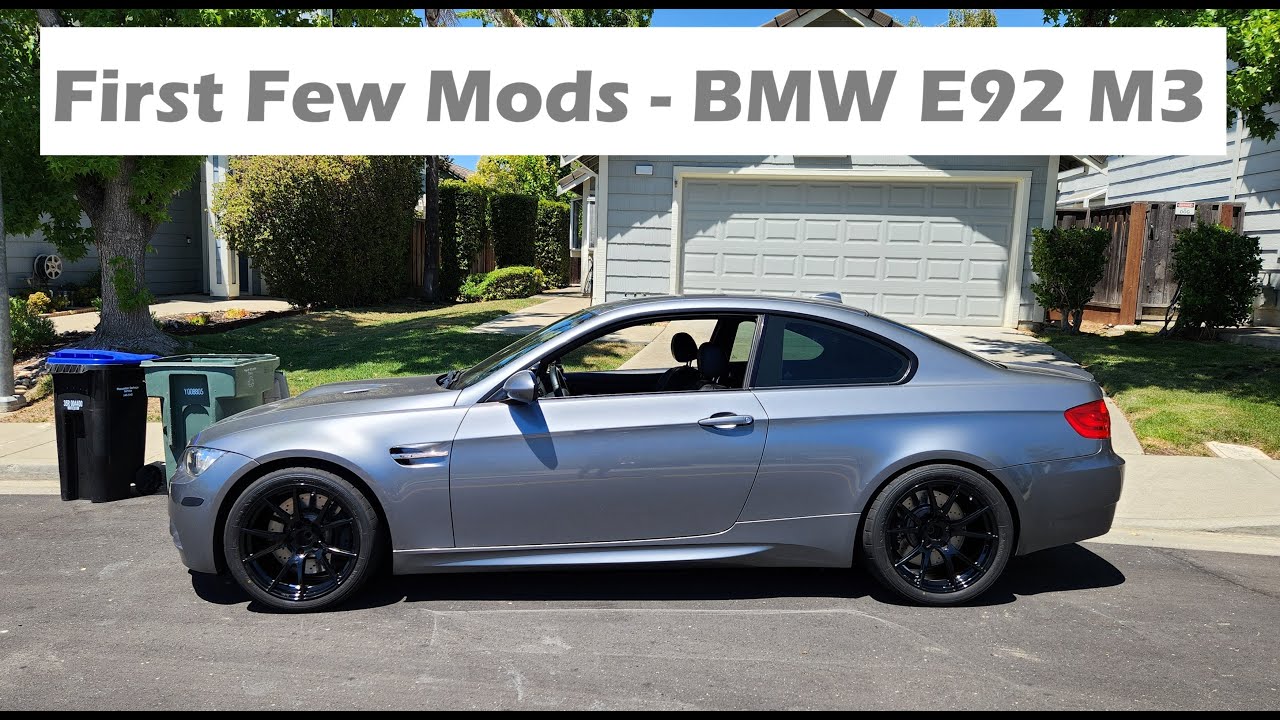 First Mods on the BMW E92 M3 - YouTube