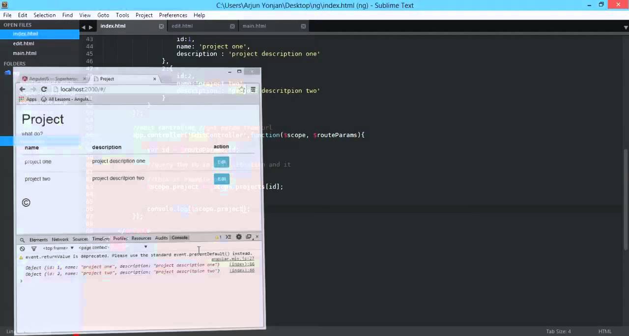 angularjs cms design Editing Record Form and saving tips 720p - YouTube