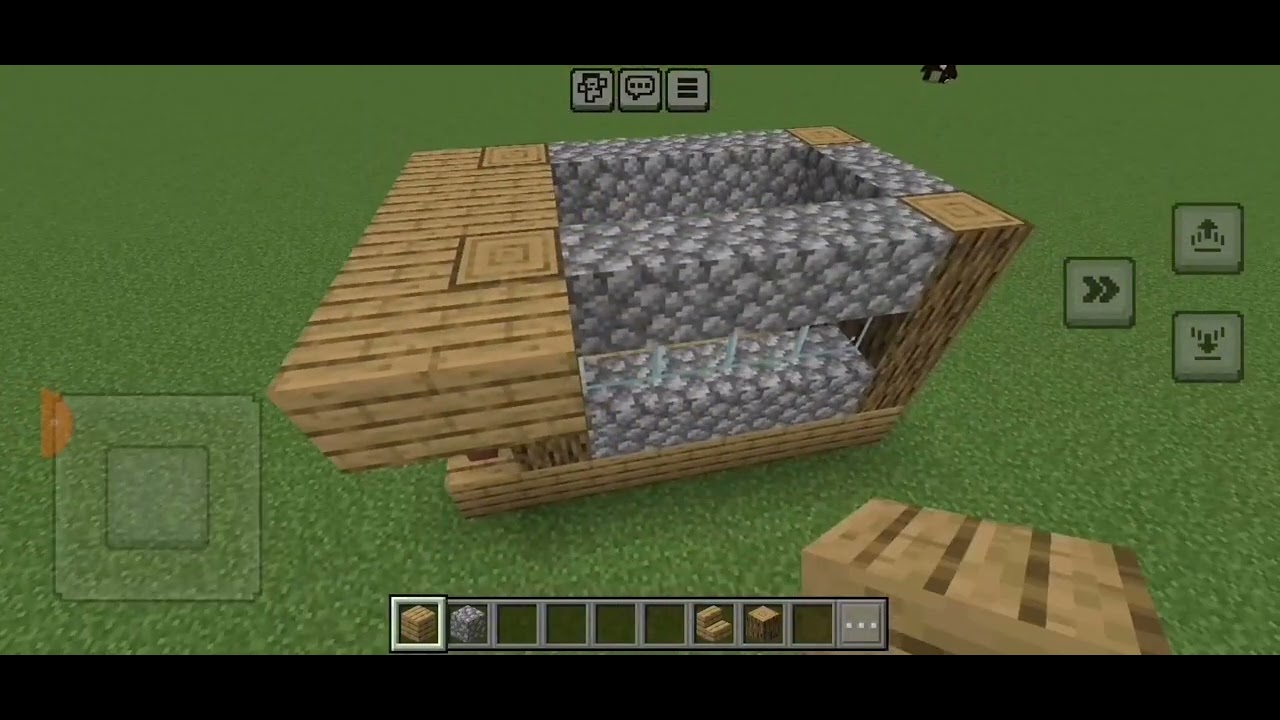 how to build a Minecraft small starter house - YouTube