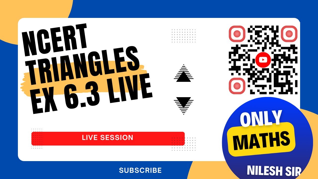 Class 10th/ Triangles Ex 6.3 / Complete solution NCERT/(1 to 7)/ Part 1 ...