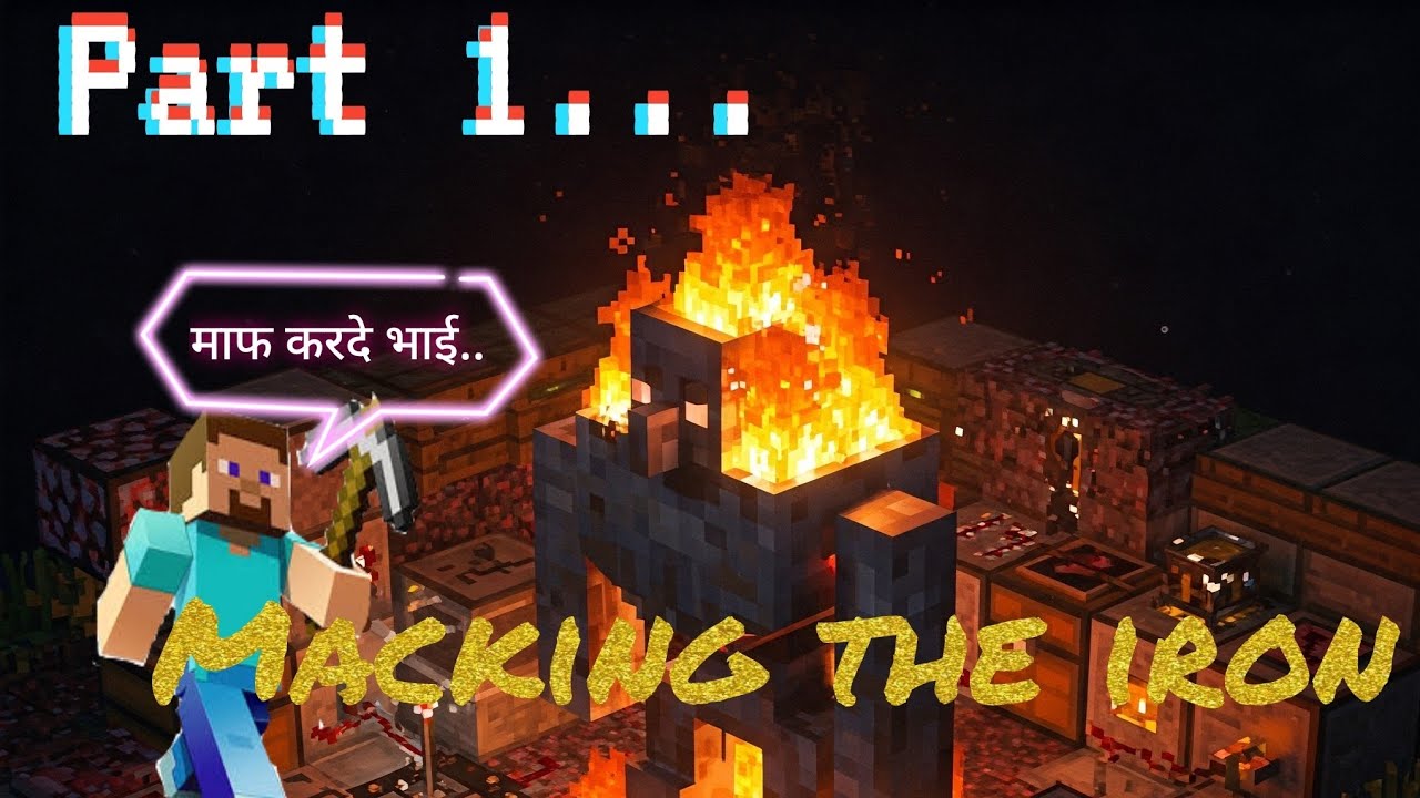 making the iron farm in @minecraft part 1 - YouTube