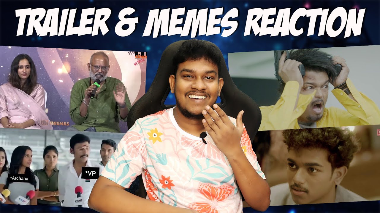 GOAT Trailer & Memes Reaction🤣🤣 Thalapathy Vijay | Venkat Prabhu ...