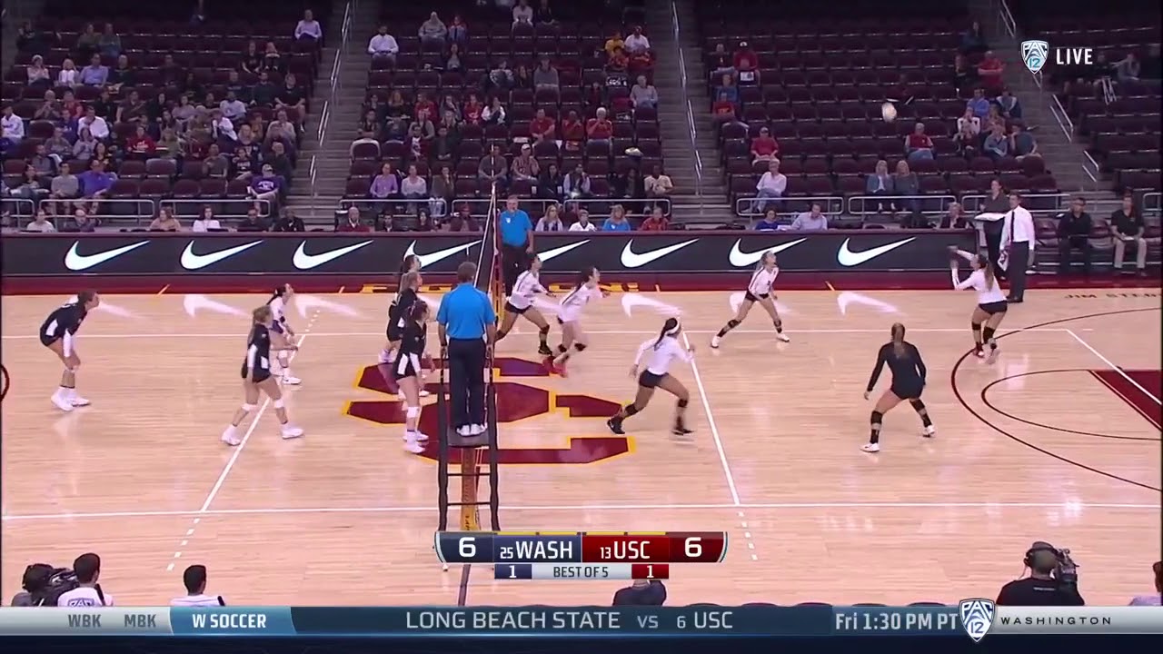 Volleyball: Husky Highlights Vs. #13 USC - YouTube