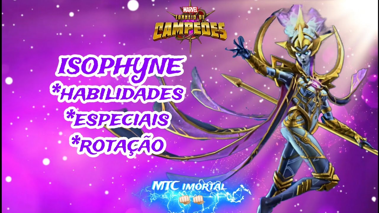 @mtcimortal ISOPHYNE | habilidades | especiais | rotação | Marvel | Mtc ...
