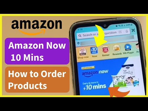 How to Order Products Using Amazon Now in 10 Minutes - YouTube