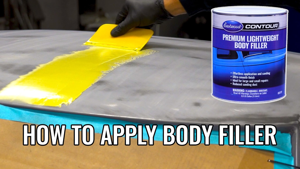Beginners Guide: How to Apply Body Filler - YouTube