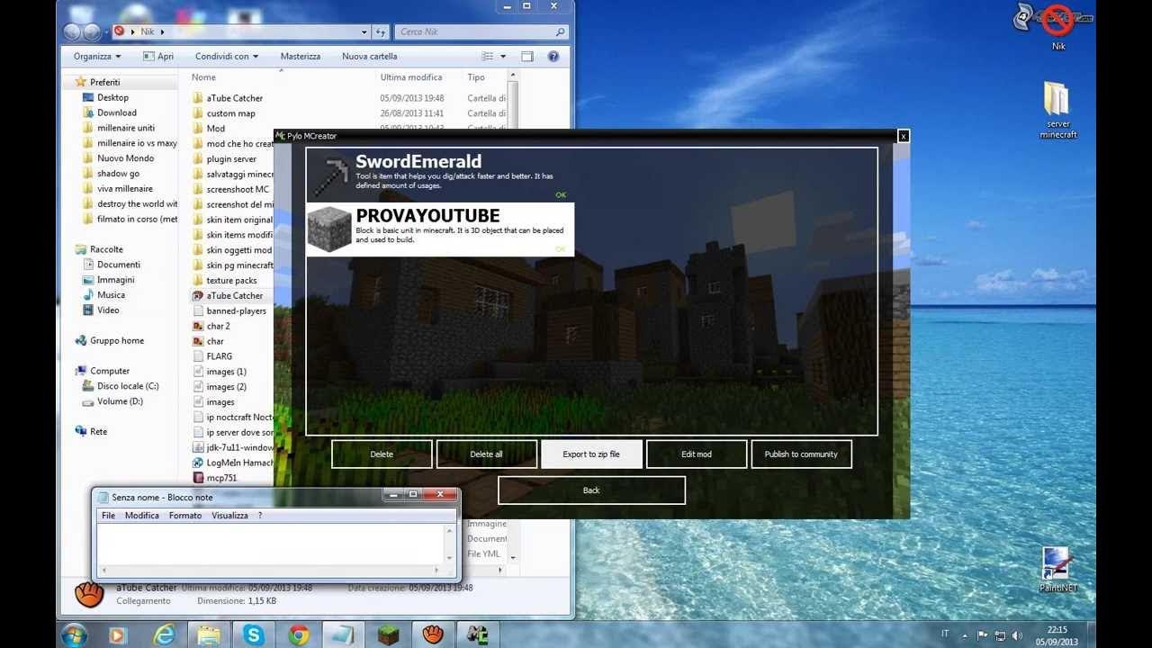 come creare una mod minecraft! ep. 1: blocchi - YouTube
